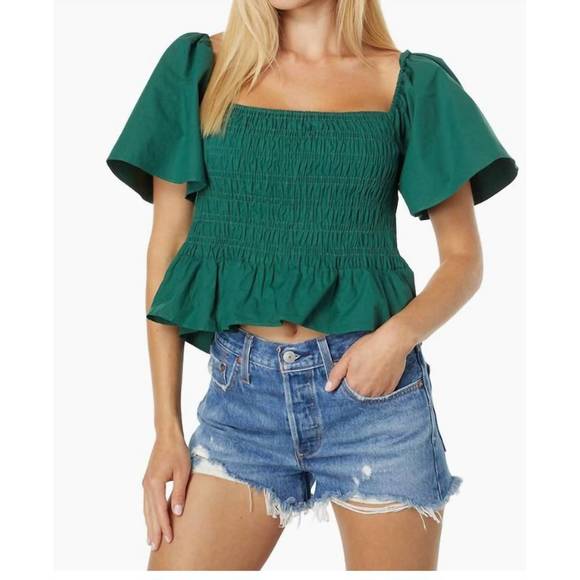 Lost + Wander | Tops | New Lost Wander Lovers Rock Top In Emerald ...